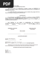 Tagalog Agreement Template | PDF