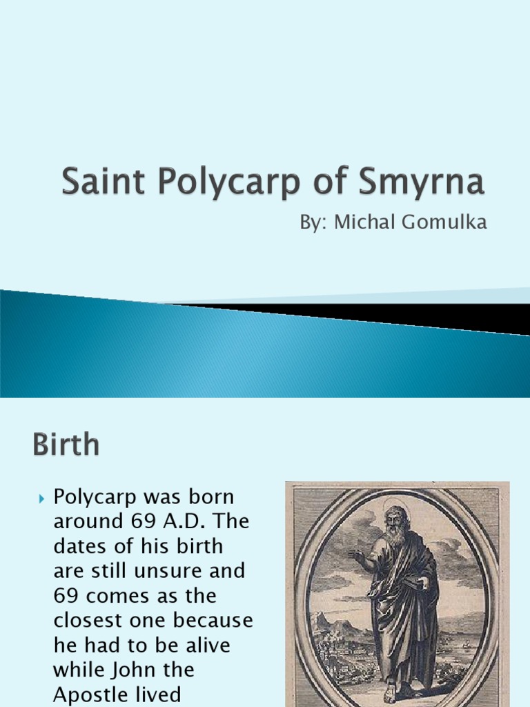 Saint Polycarp of Smyrna | PDF | John The Apostle | Ancient ...