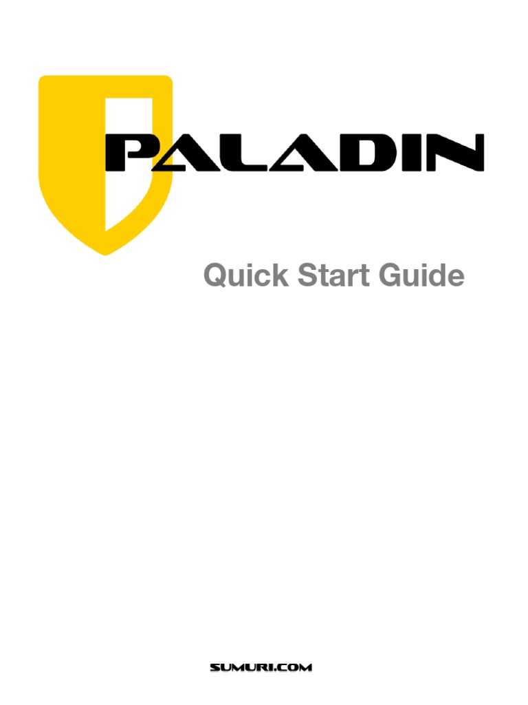 2020-02-14-PALADIN Quick Start Guide PDF | PDF | Booting | Bios