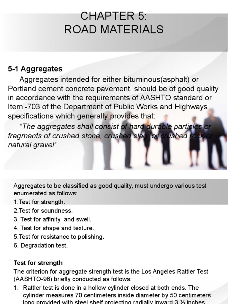 8 Road Materials | PDF | Road Surface | Construction Aggregate