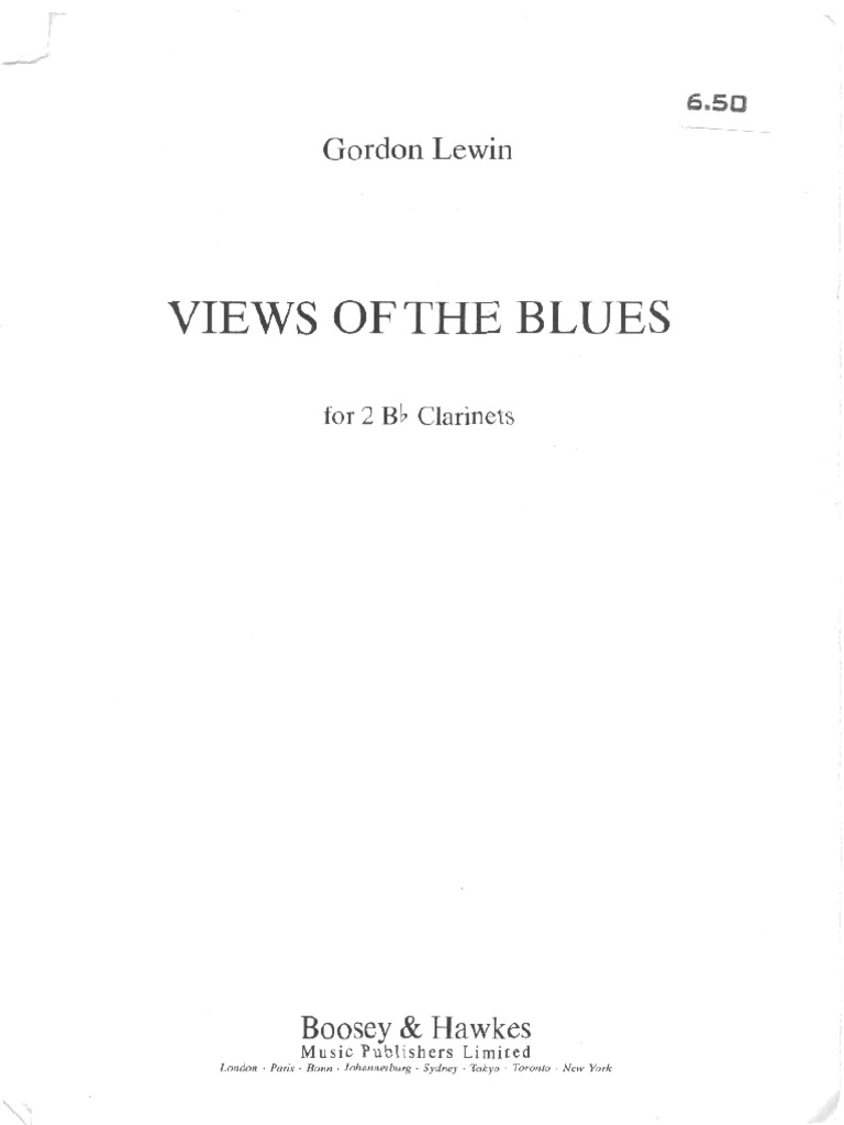 Views of The Blues - Gordon Lewin PDF | PDF