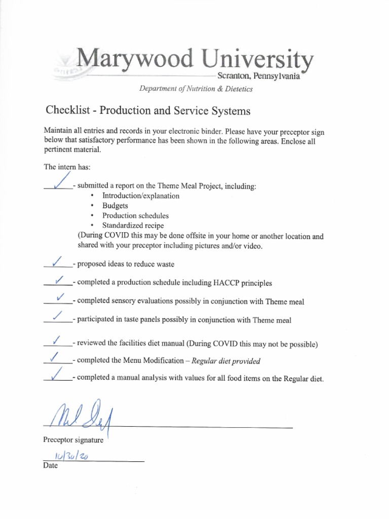 Module 5 Checklist | PDF