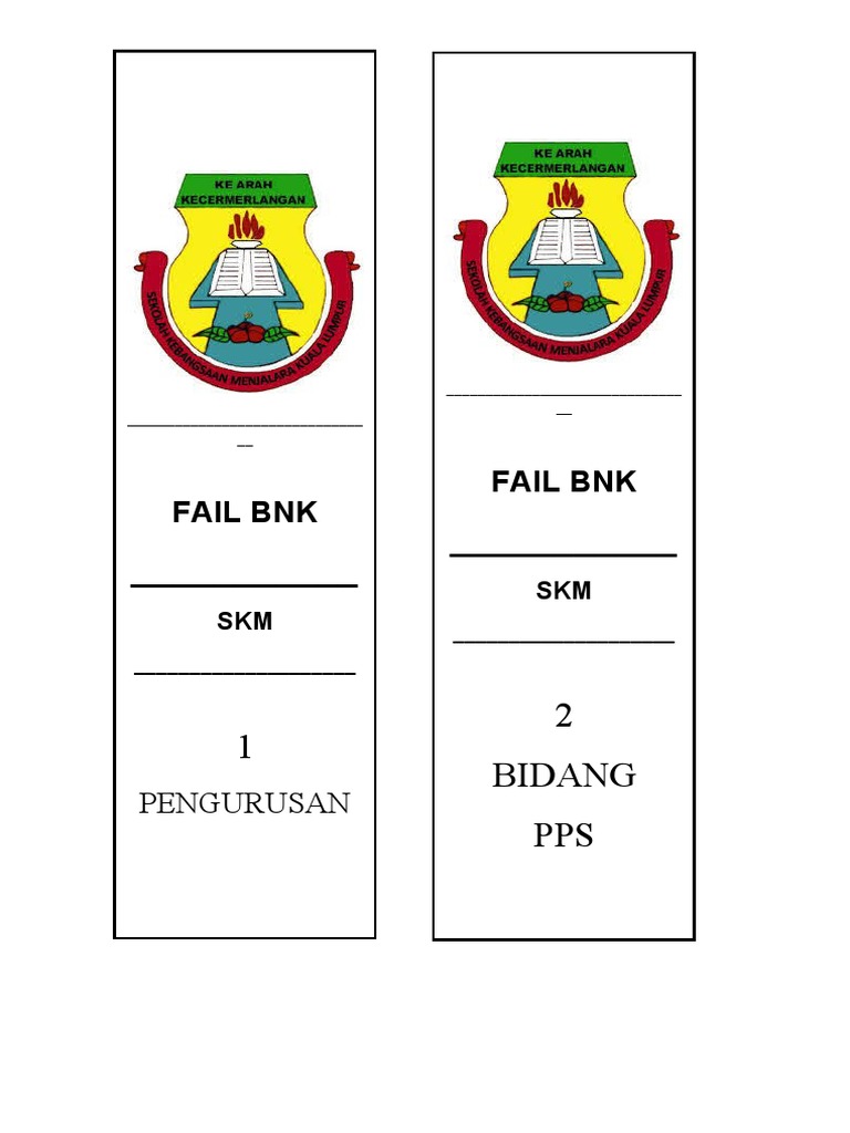 Contoh Tulang Fail 2020 | PDF