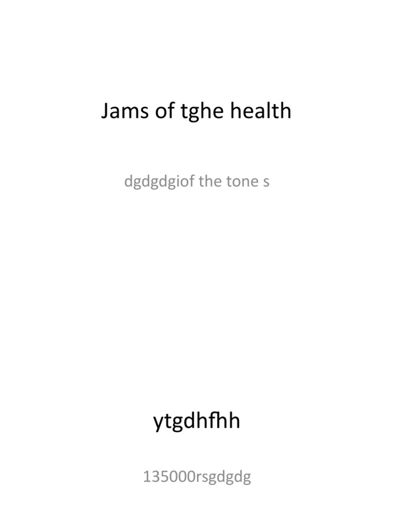 Health Benefits of Jams | PDF