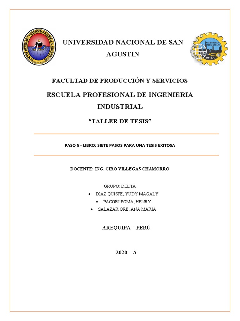 Paso 5-Libro Siete Pasos para Una Tesis Exitosa | PDF | Spss | Estadísticas