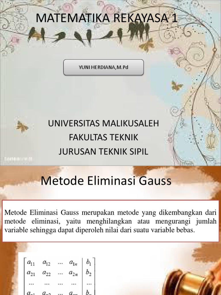 Metode Gauss | PDF