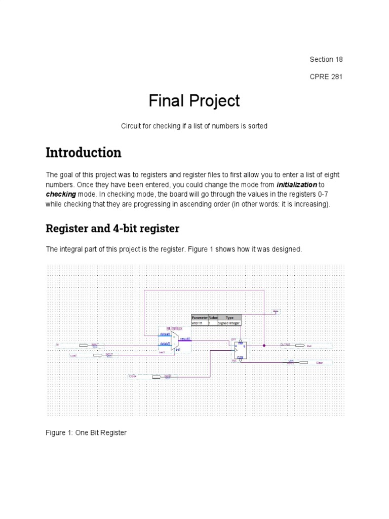 Finalproject | Download Free PDF | Digital Technology | Digital Electronics