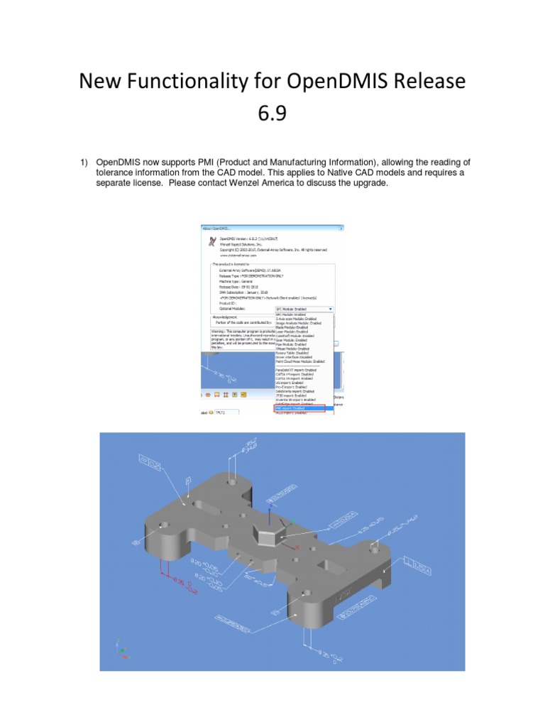 New Functionality For Opendmis Release 6.9 | PDF | Engineering ...