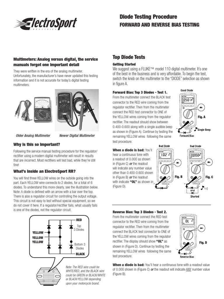 Diode Test PDF | PDF | Diode | Rectifier