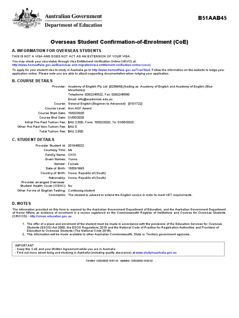 Yunna CHOI PDF | PDF | Travel Visa | Government