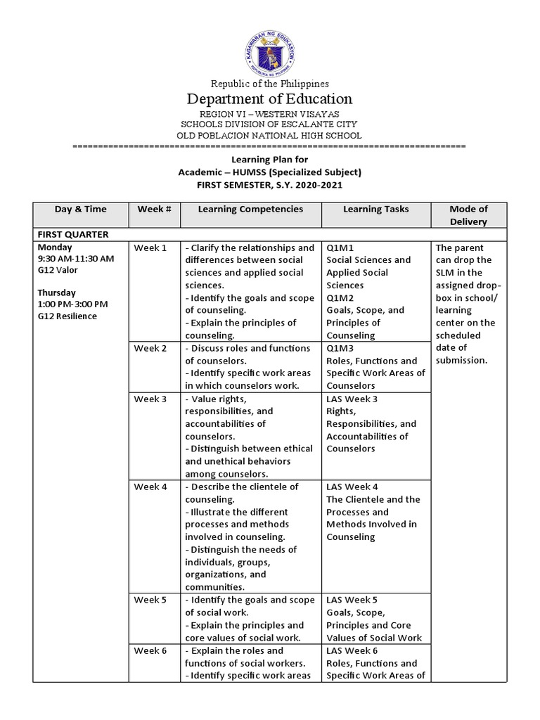 Department of Education | PDF | Social Work | Social Science