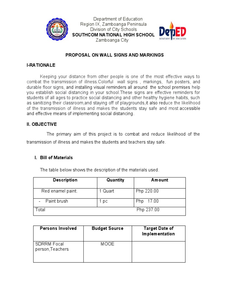 Proposal Markings | PDF
