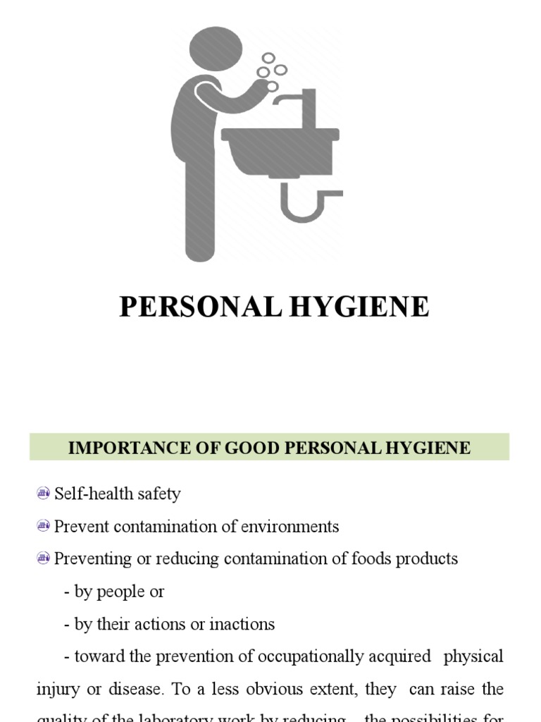 Personal Hygiene Training | PDF | Hygiene | Hand Washing
