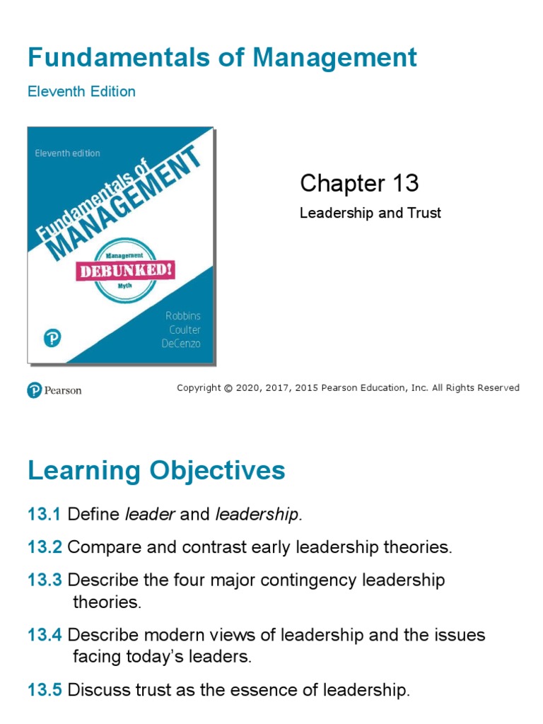 Fundamentals of Management: Eleventh Edition | PDF | Influence (Social ...