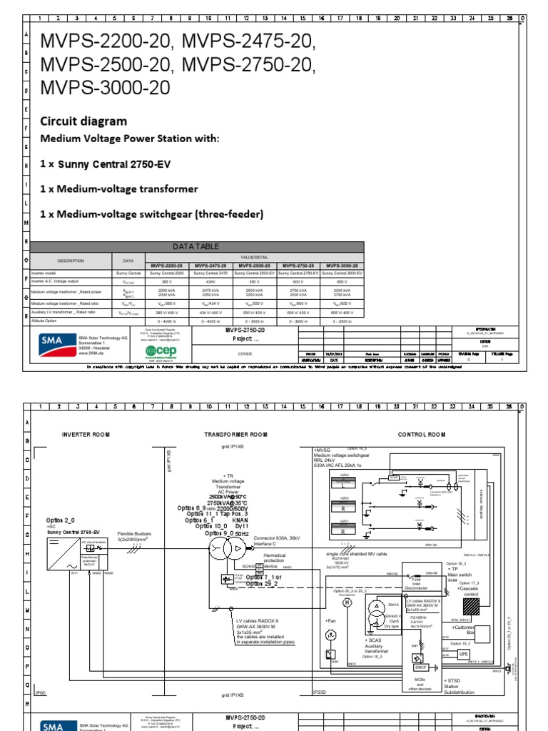 MVPS-2750-20 Medium Voltage System | PDF | Transformer | Power Inverter