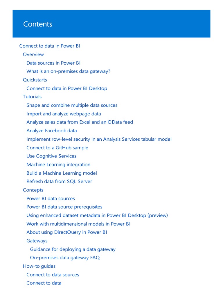 Power Bi PDF | PDF | Comma Separated Values | Databases