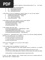 Ontario Pesticide License Exam Guide | PDF | Pest Control | Herbicide