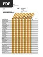 Commissioning Responsibility Matrix | PDF | Computing | Software