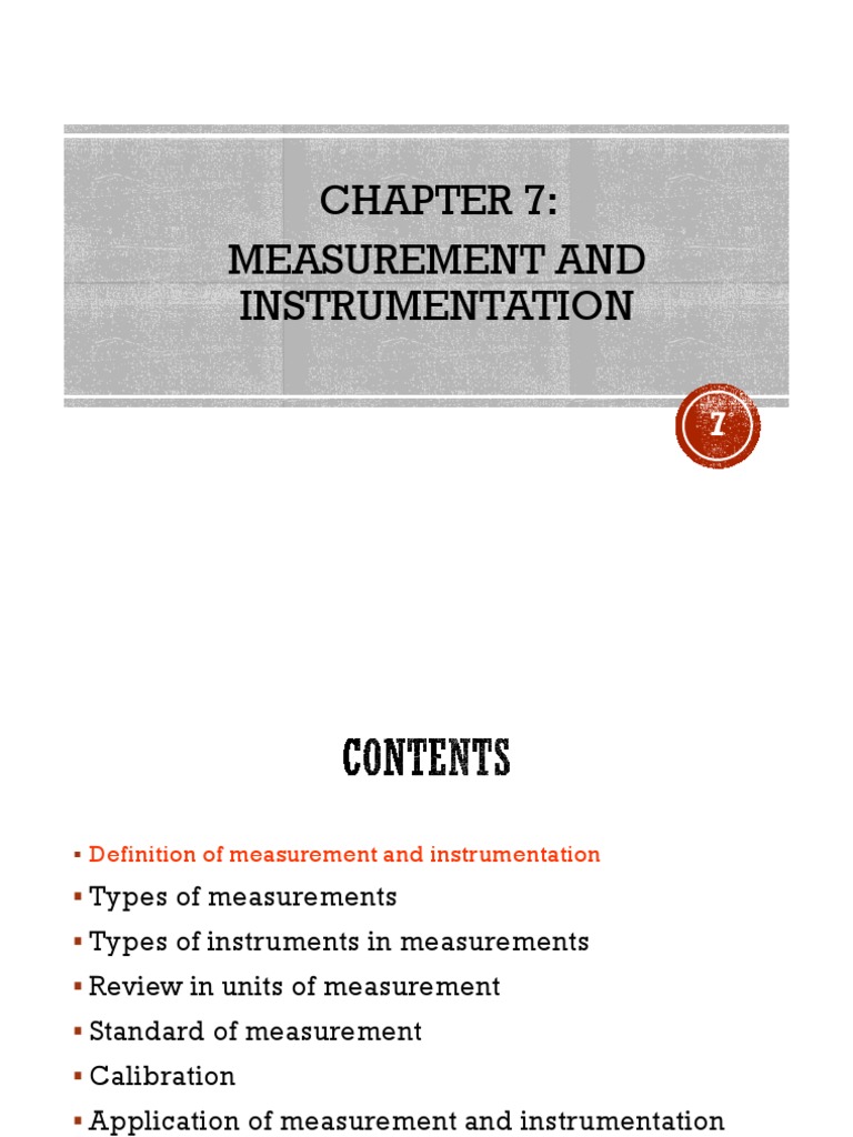 Chapter 7 | PDF | Instrumentation | Calibration