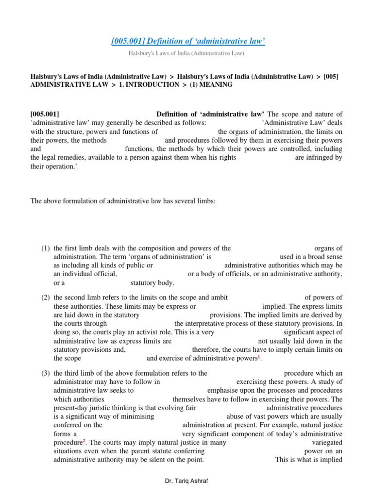 Administrative Law Notes | PDF | Constitution | Administrative Law