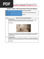 New Monthly SHE Reports | PDF | Occupational Safety And Health | Safety