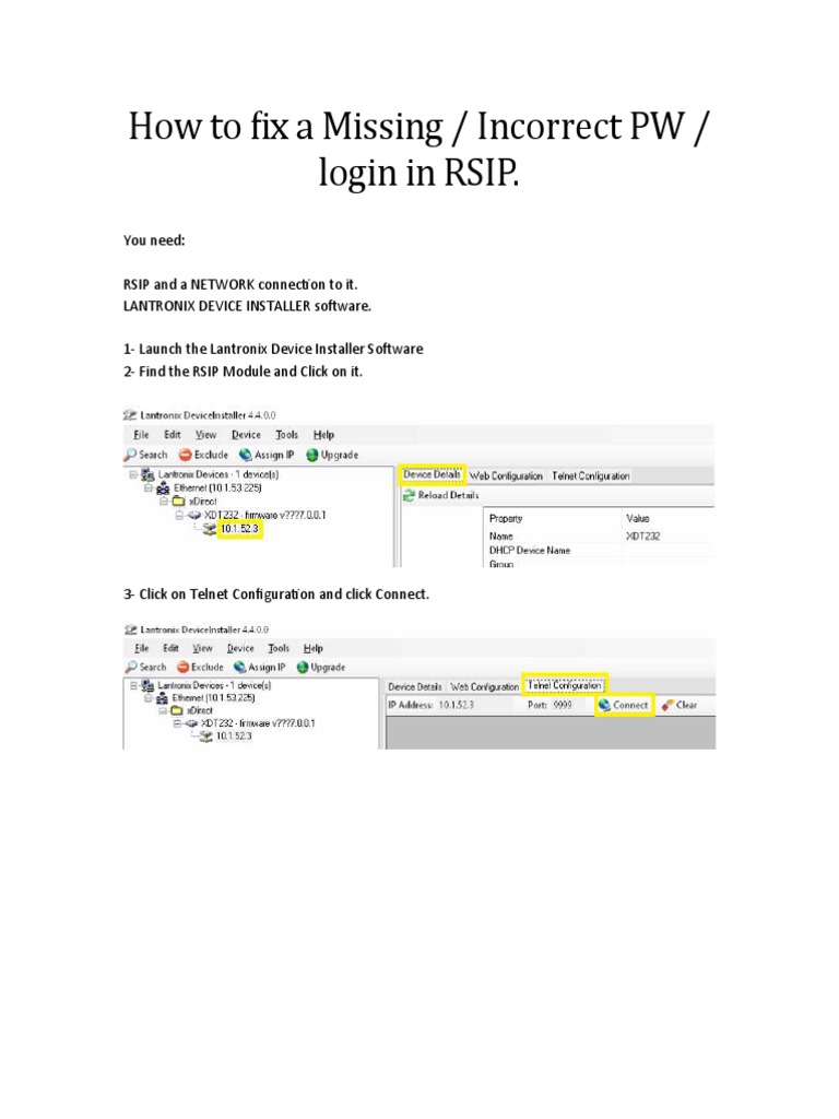 RSIP - How To Fix A Missing | PDF | Computers