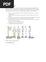 Essential Posture Checklist Guide | PDF