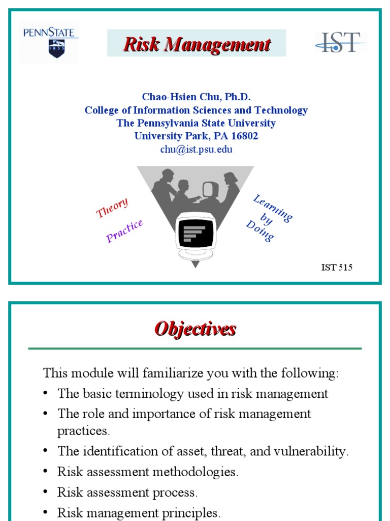 Risk | PDF | Vulnerability (Computing) | Threat (Computer)