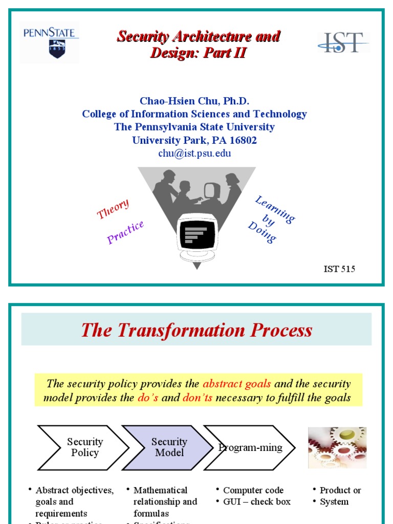 Security Architecture and Design | PDF | Crime Prevention | Information Age