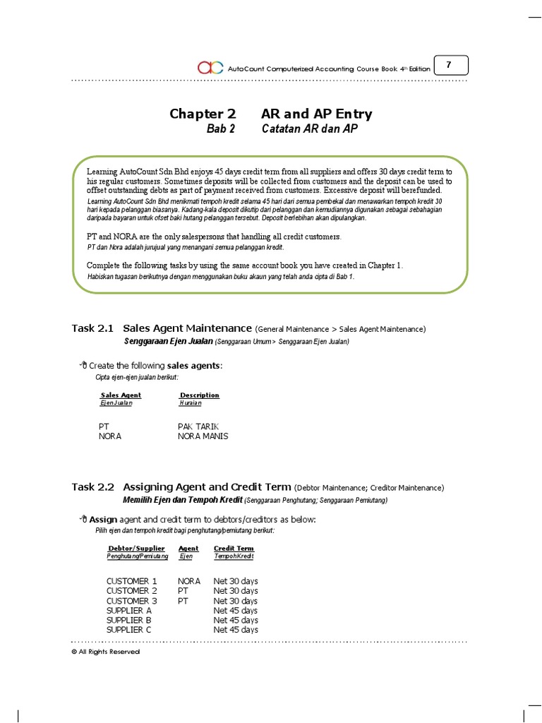 Autocount 2 | PDF | Deposit Account | Payments
