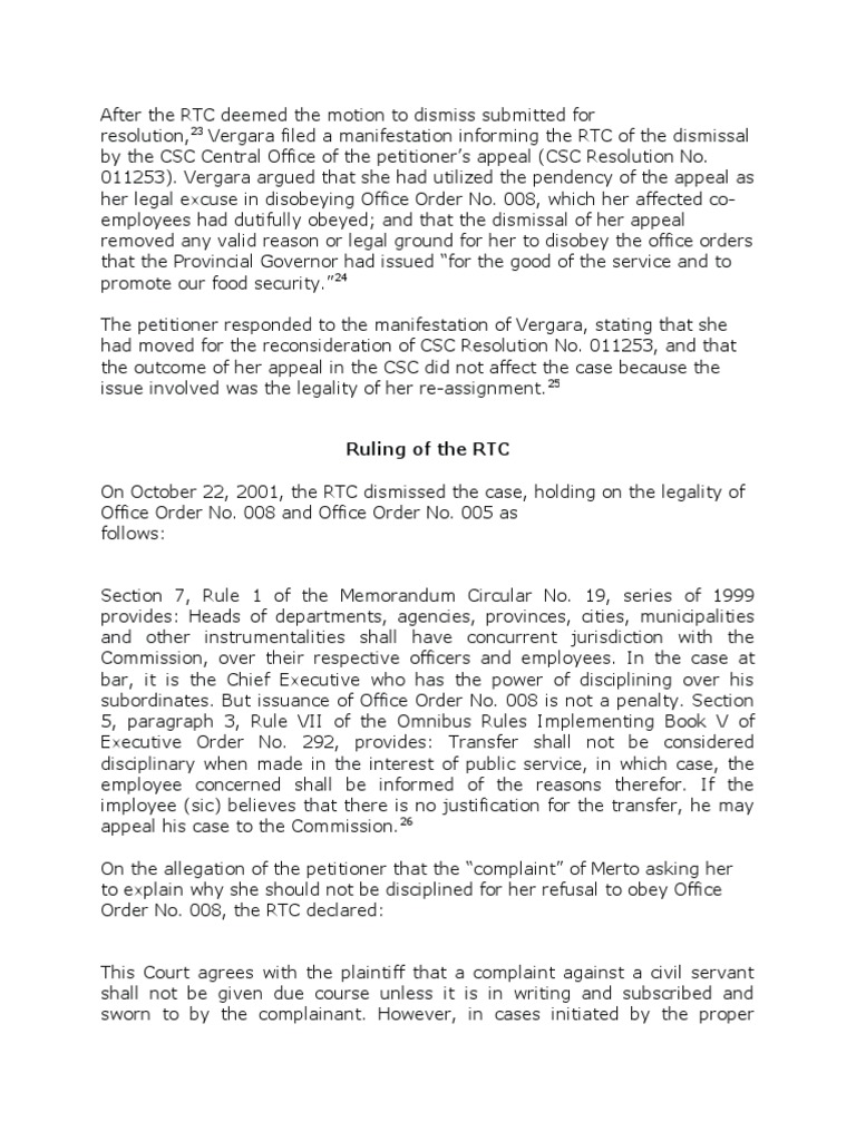 Chanrobleslaw: Ruling of The RTC | Download Free PDF | Legal Remedy ...