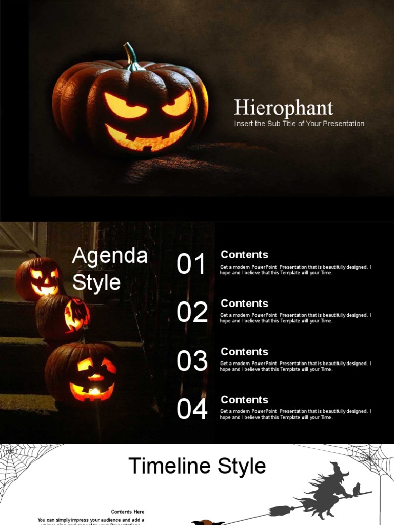 Happy Halloween PowerPoint Templates | PDF | Infographics | Page Layout