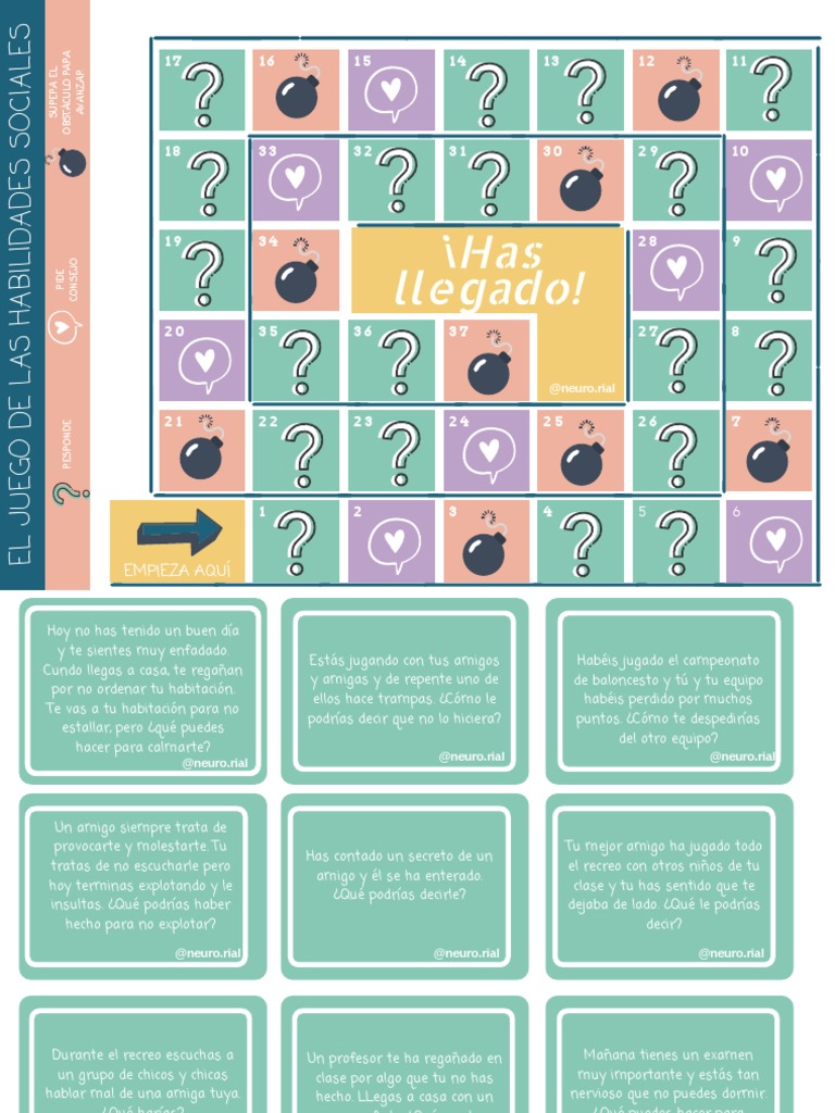 El Juego de Las Habilidades Sociales | PDF | Ocio