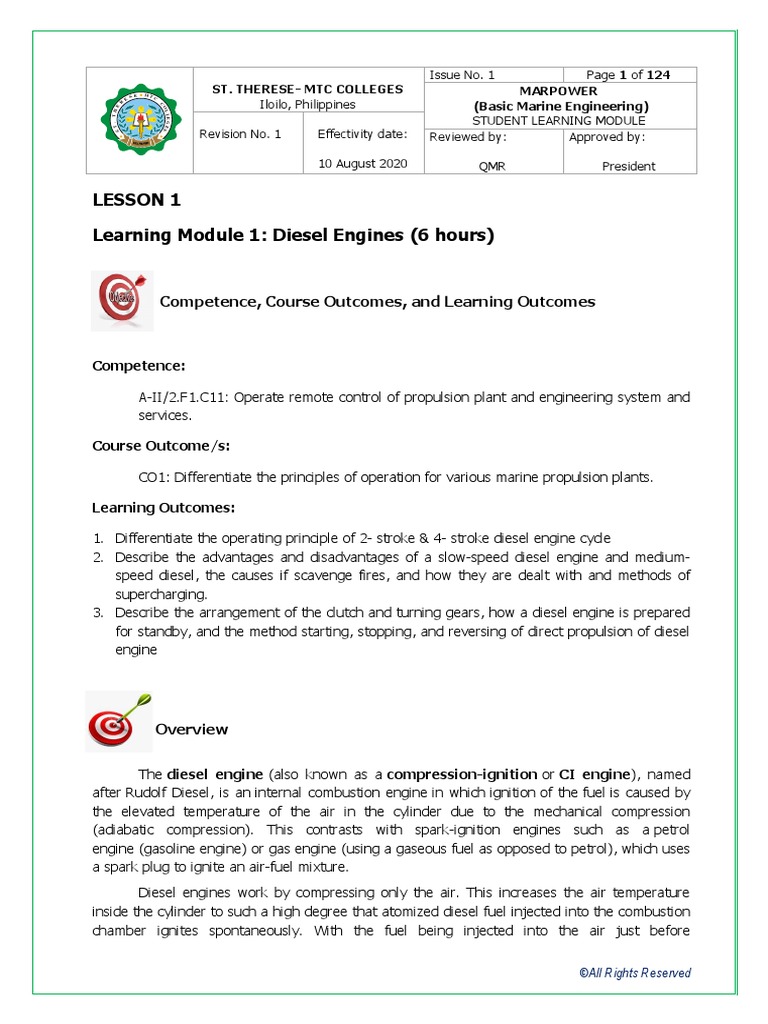 MarPower (Basic Marine Engineering) | PDF | Diesel Engine | Internal ...