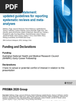 PRISMA 2020 Abstract Checklist | PDF | Cognition | Methodology