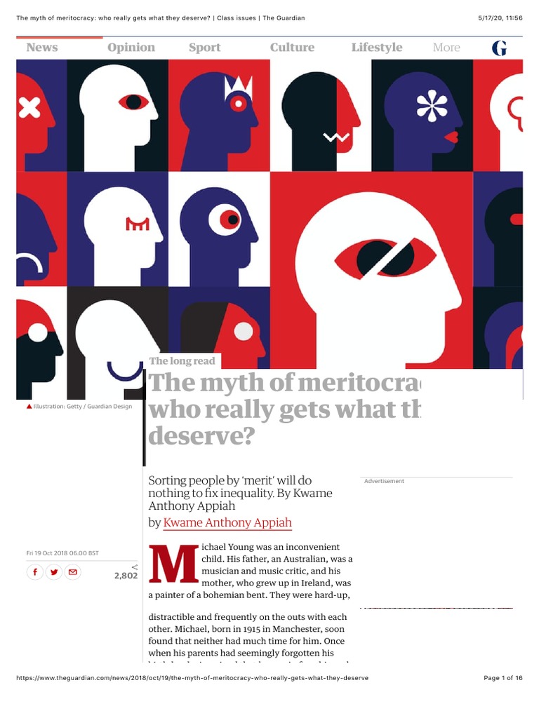 The Myth of Meritocracy: Who Really Gets What They Deserve? - Class ...