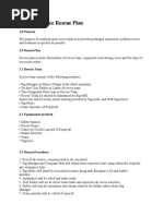 High Risk Work Rescue Plan Template | PDF | Emergency Management ...