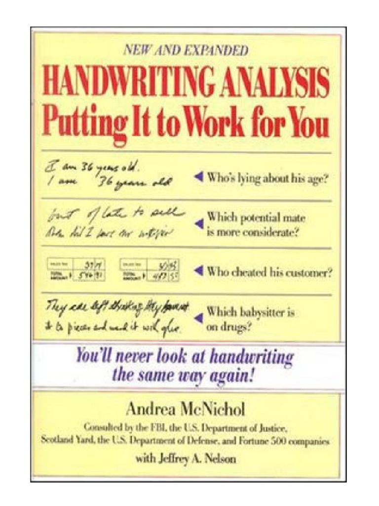 Handwriting Analysis Putting It To Work PDF | PDF | Career & Growth ...