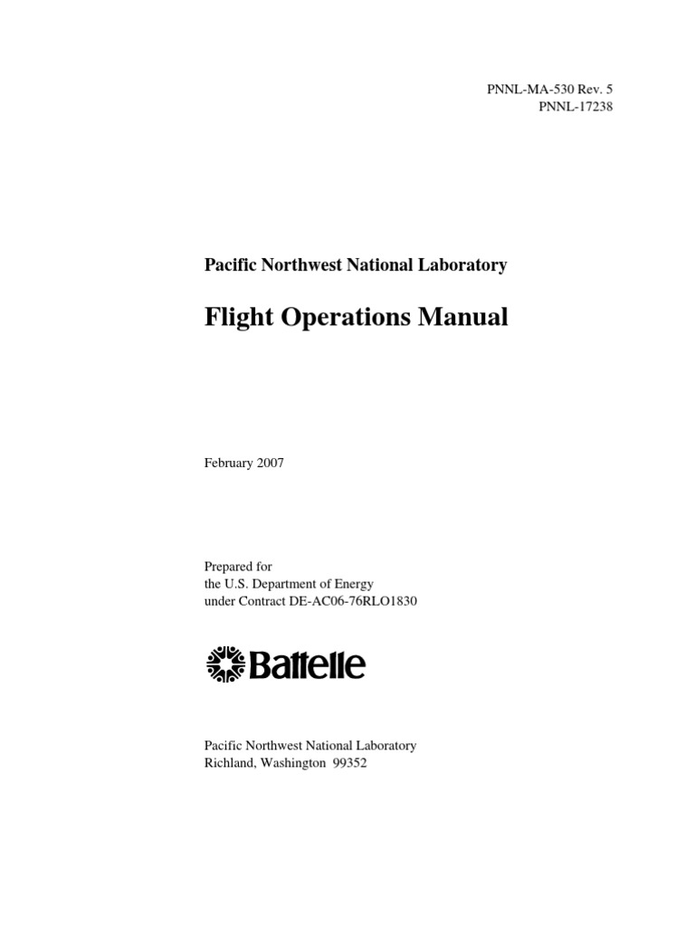 Flight Operations Manual PNL | PDF | Transport Safety | Aeronautics
