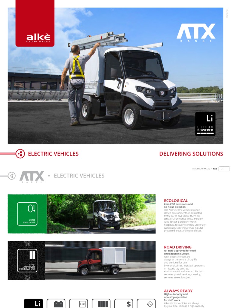 Delivering Solutions Electric Vehicles | PDF | Electric Vehicle | Truck