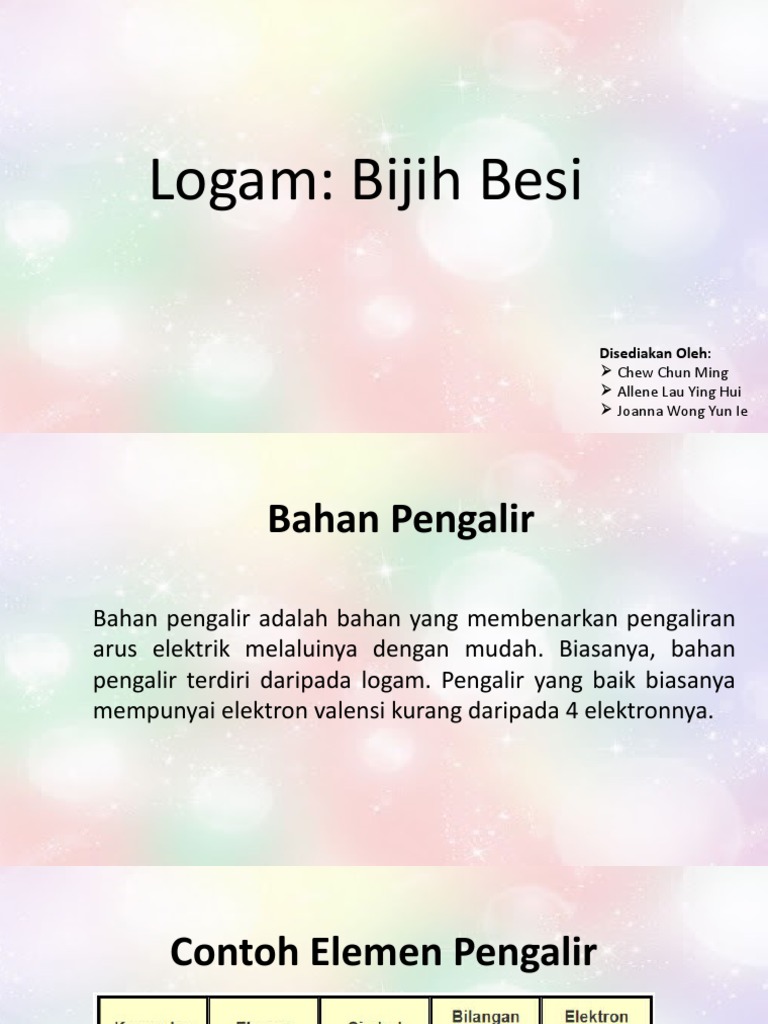 Logam - Bijih Besi | PDF