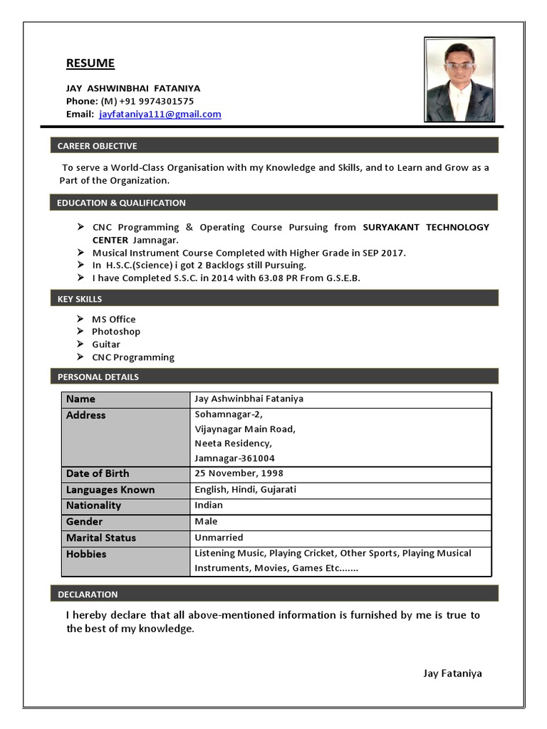 147 - Jay Resume | PDF