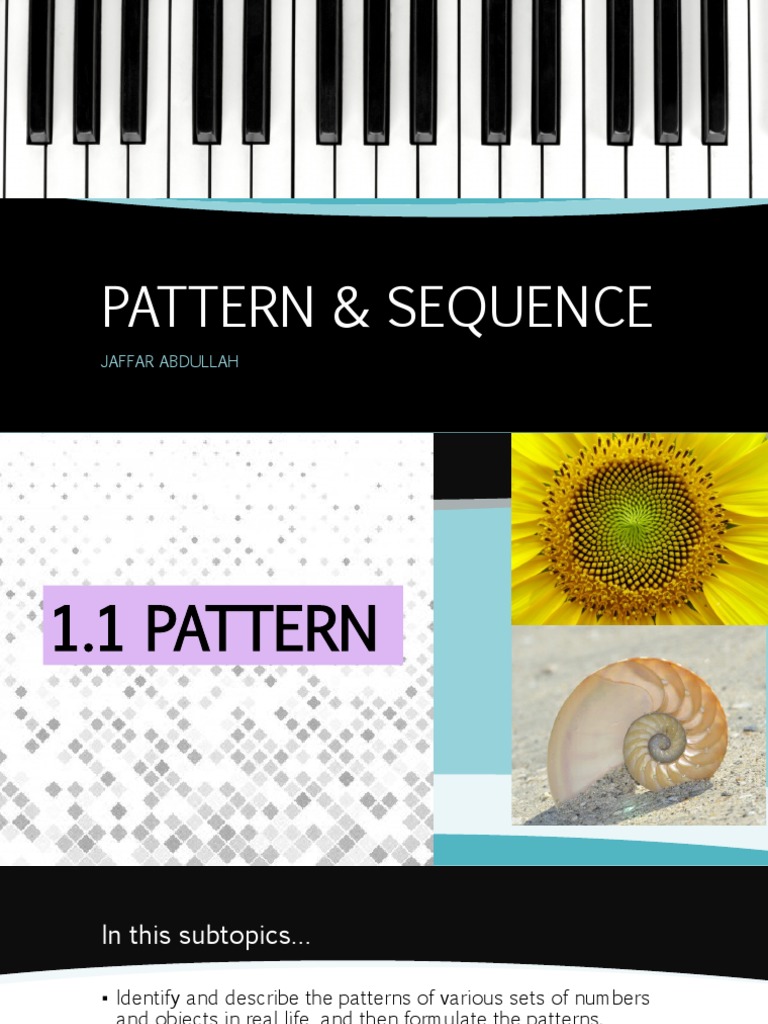 PATTERN & SEQUENCE v2 | PDF | Sequence | Discrete Mathematics