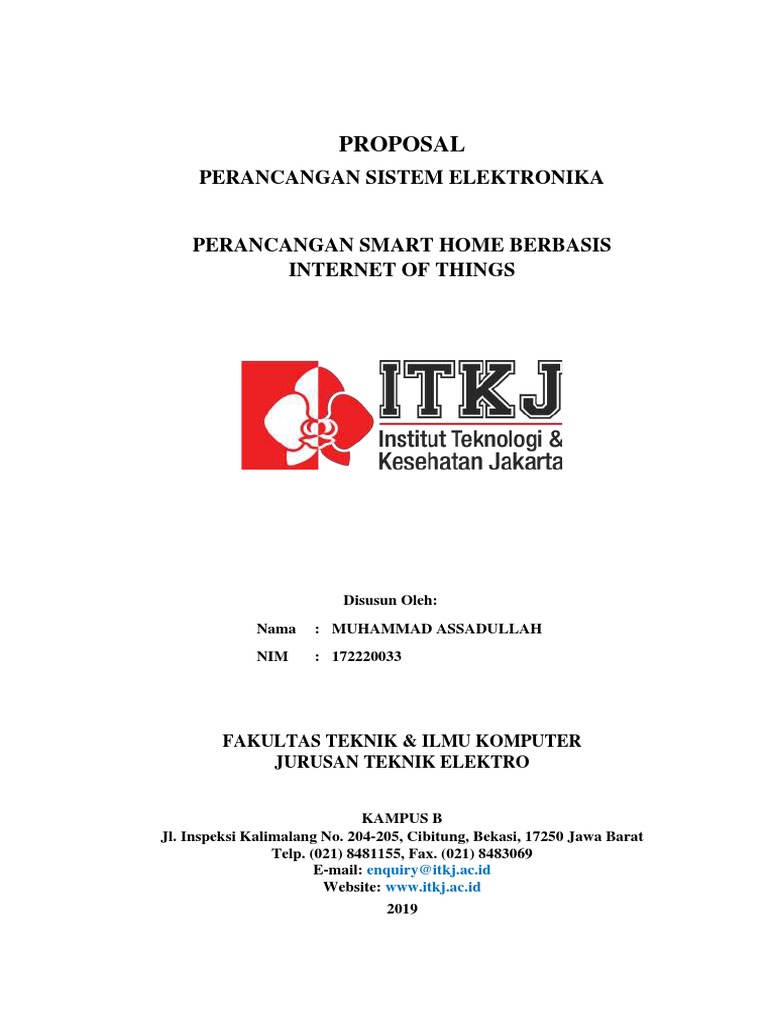 Rancangan Smart Home Berbasis IoT | PDF | Bisnis