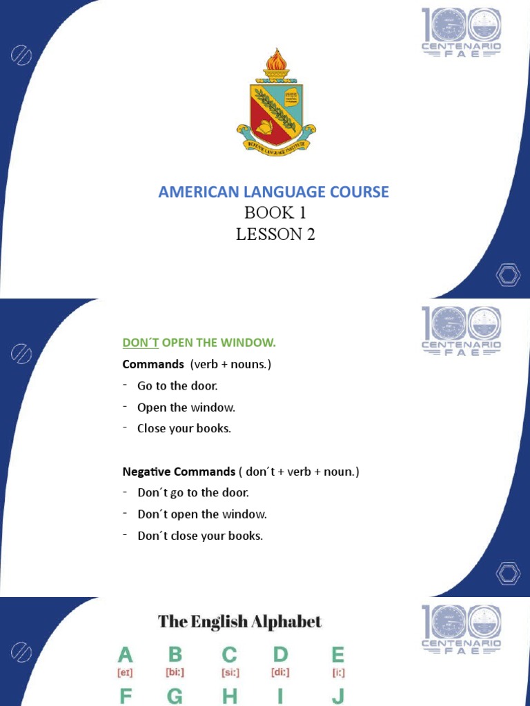 Alc Book 1 - Lesson 2 | PDF