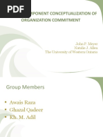 Organizational Commitment-Allen-Meyer (1990) PDF | PDF