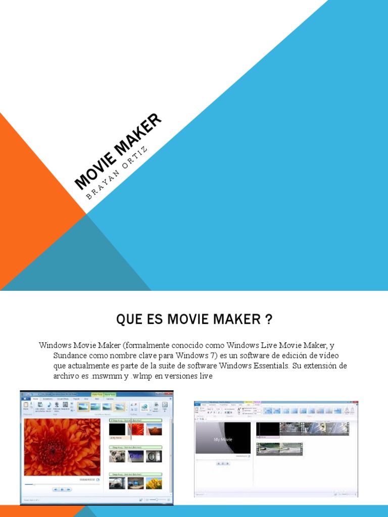 Movie Maker | PDF | Compatibles con PC Ibm | Software del sistema