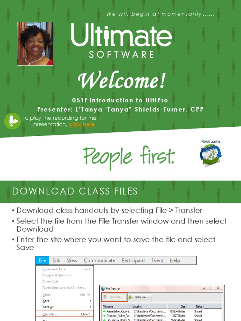 051f-Intro To UltiPro | PDF | Payroll | Password