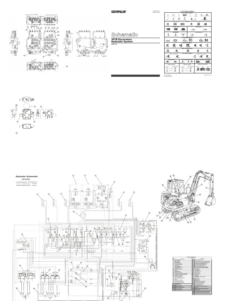 Hydraulic Schematic | PDF | Valve | Fluid Mechanics