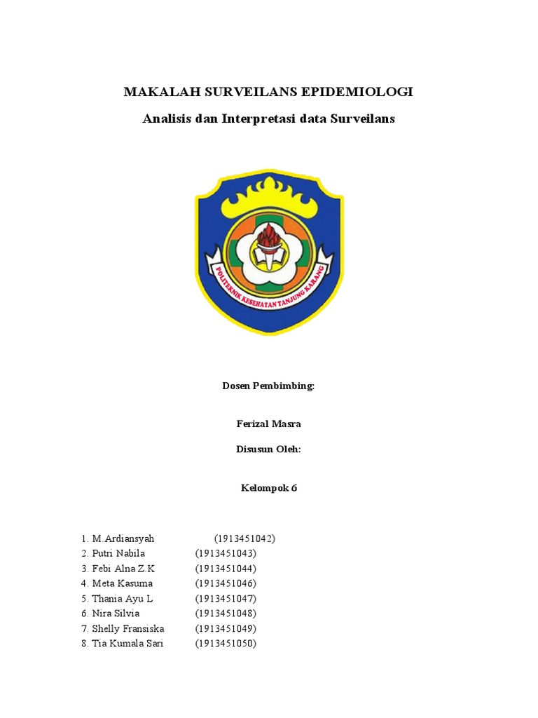 Analisis Dan Interpretasi Data Surveilans Kelompok 4 | PDF